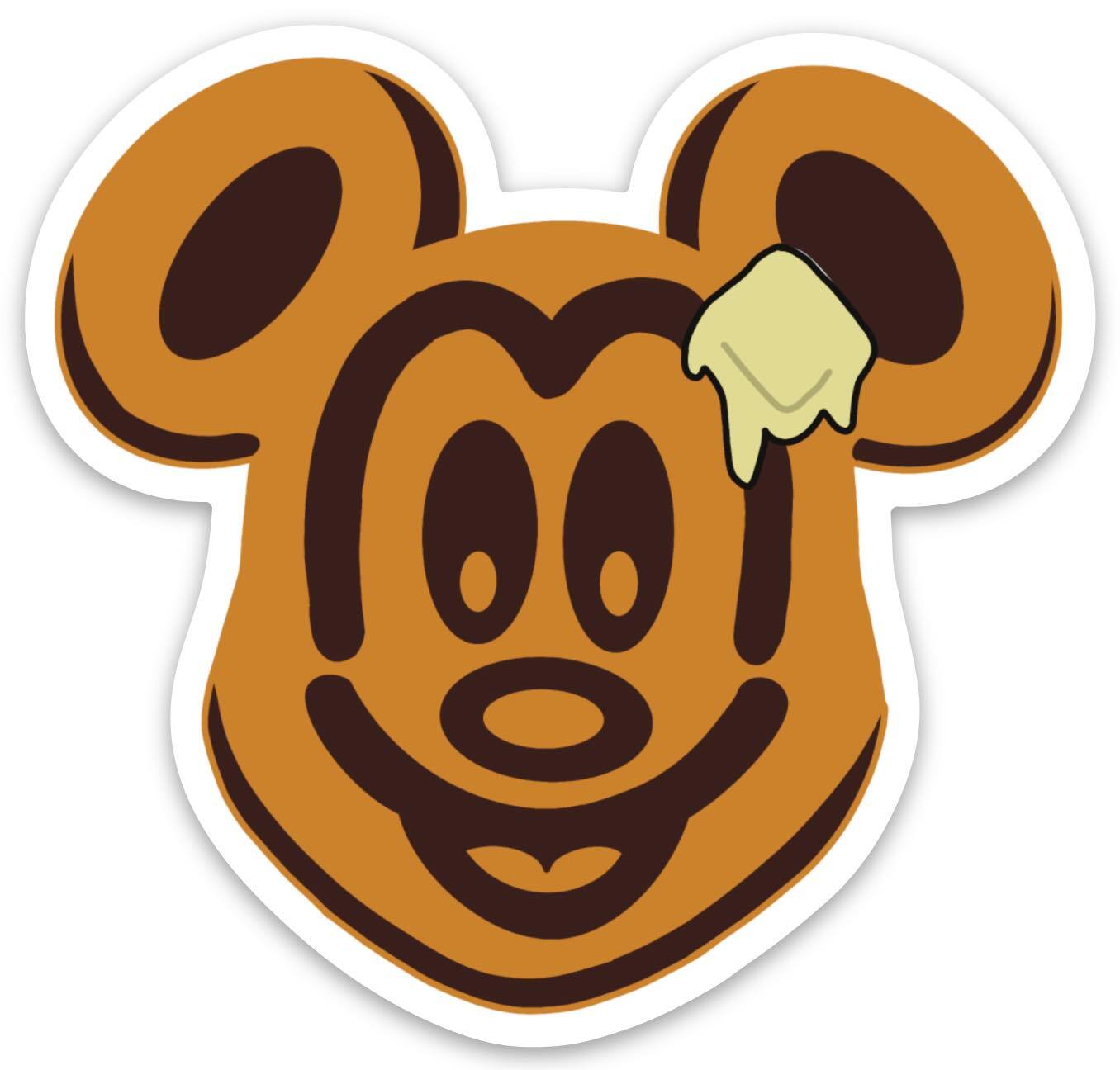 Mickey Waffle Sticker | Created Purpose Boutique