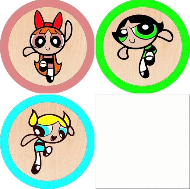 Powerpuff Girls - Stacked Sign | Created Purpose Boutique